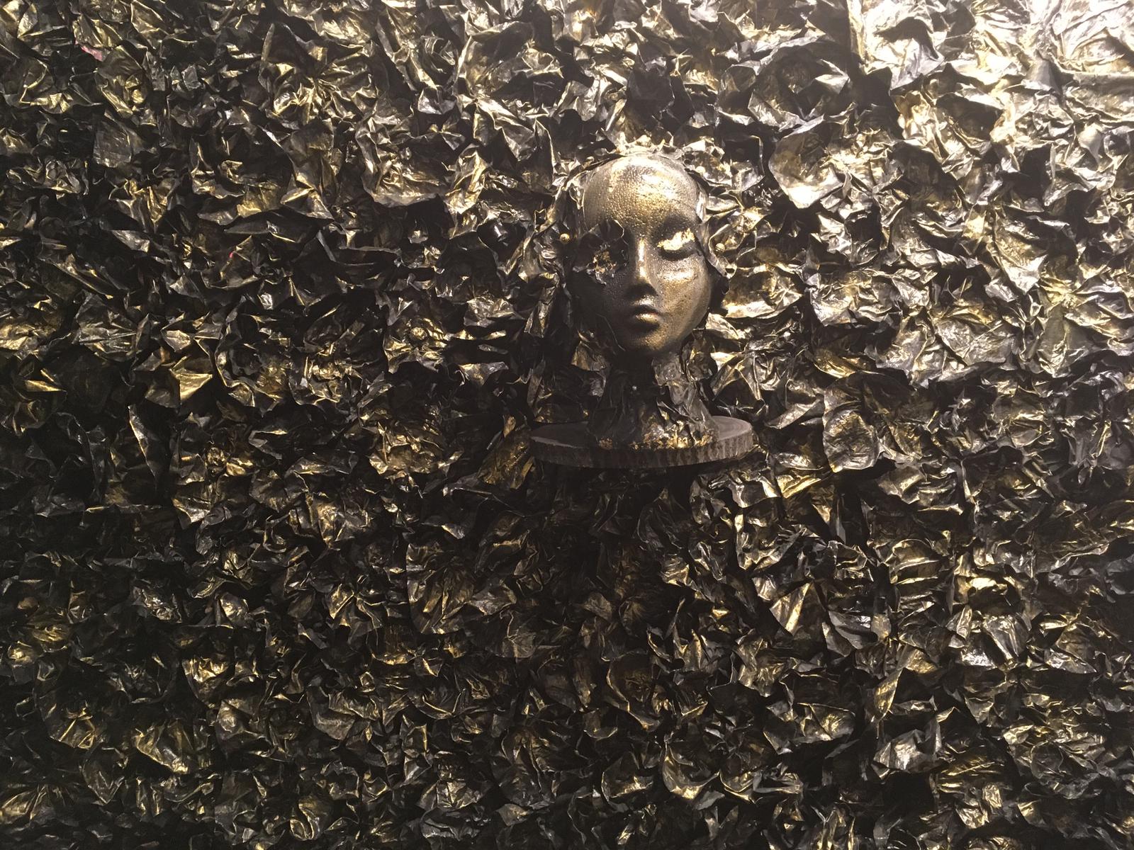 Yasmin Grant – Trilogy 2021 acrylic on one canvas